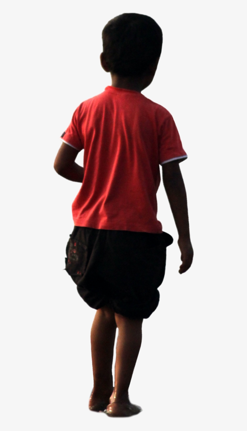 Boystandingwaterback - Back Child Png Transparent PNG - 611x1500 - Free ...