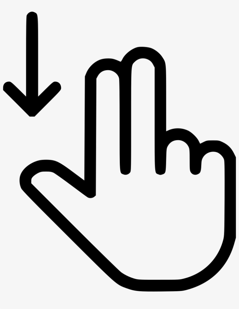 Png File - Scroll Down Icon Png Transparent PNG - 816x980 - Free ...