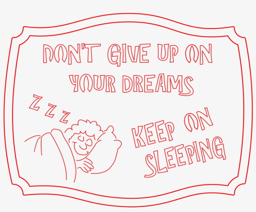 Keep On Sleeping Transparent PNG - 990x765 - Free Download on NicePNG