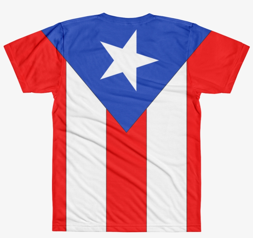 Puerto Rico Flag All Over Printed T Shirt - Captain America Transparent ...