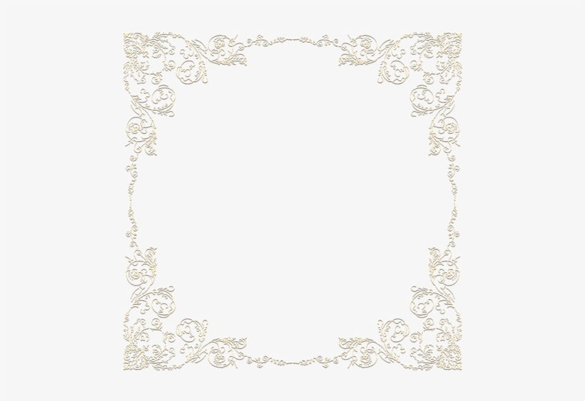Ornate White Frame Transparent PNG - 500x500 - Free Download on NicePNG