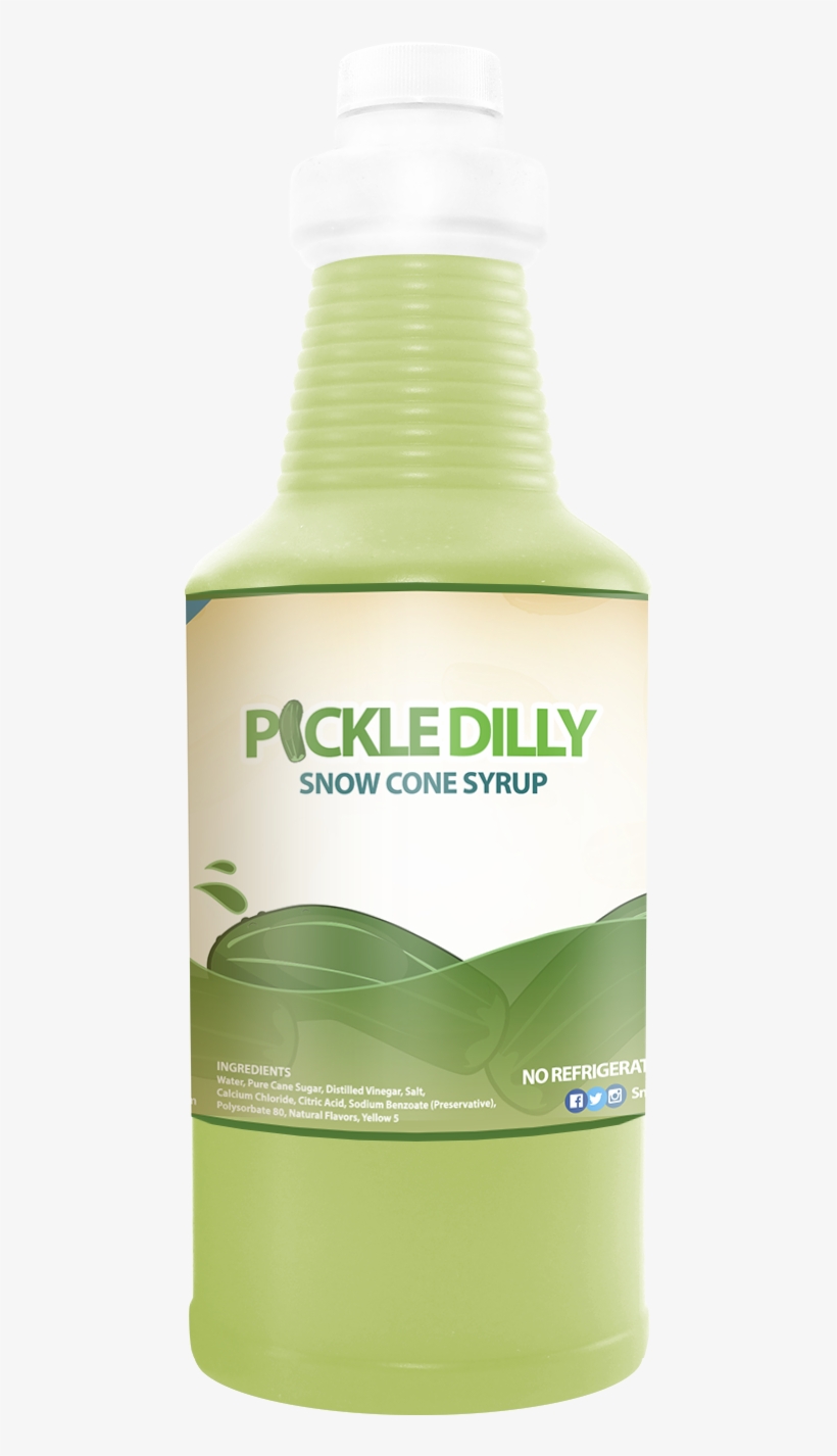 Pickle Dilly Snow Cone Syrup - Snow Cone Transparent PNG - 1500x1500 ...