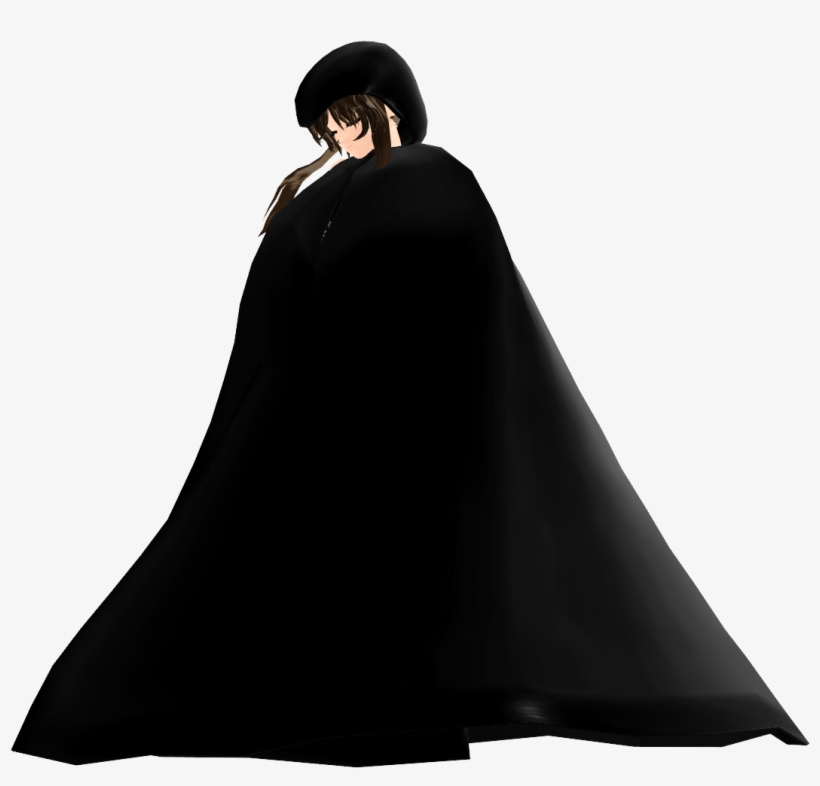 Cape Coat With Hood Png Picture - Mmd Cape Dl Transparent PNG ...