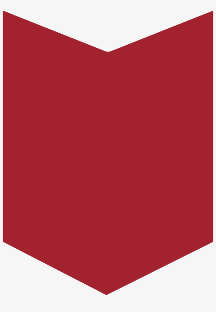 Red Vertical Banner With Wedge Transparent PNG - 818x1107 - Free ...