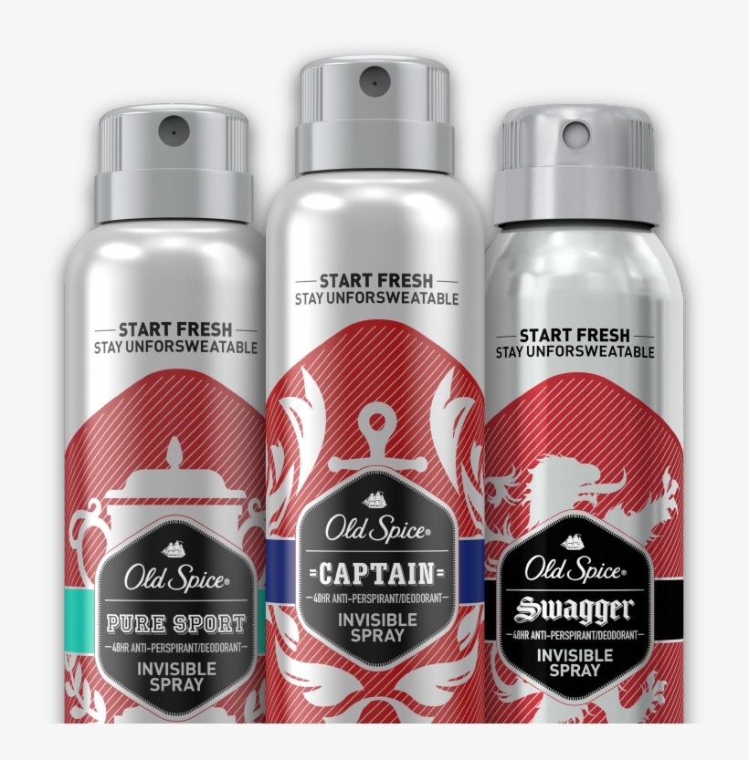 Invisible Sprays - Old Spice Invisible Spray Transparent PNG - 747x791 ...
