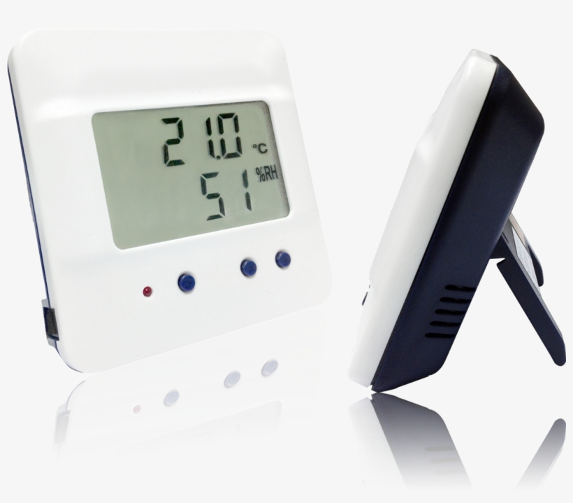 Sys-th Temperature And Humidity Transmitter - Digital Clock Transparent ...
