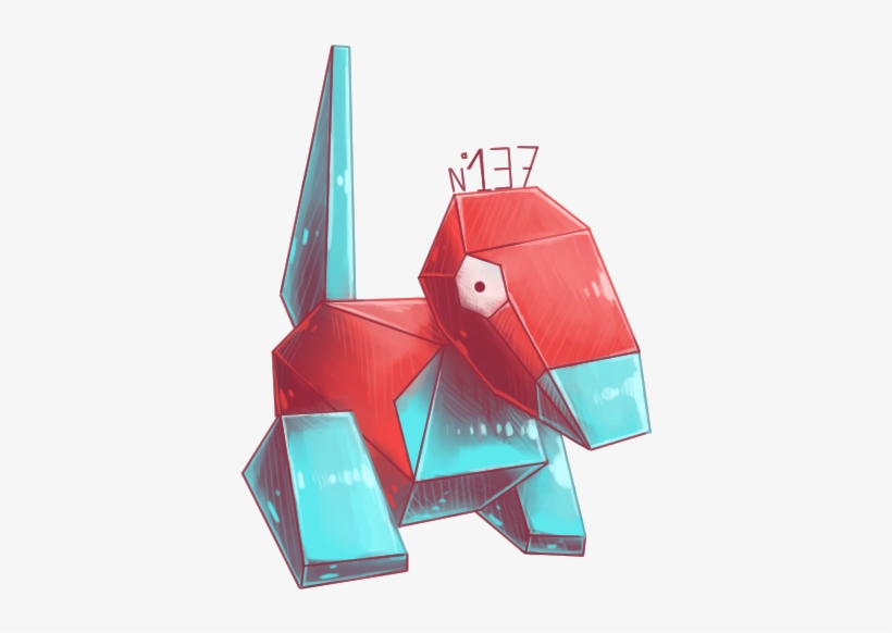 Porygon Par - Origami Transparent PNG - 600x600 - Free Download on NicePNG