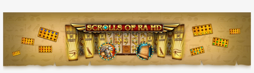 Scrolls Of Ra Hd Leaderboard Promotion - Illustration Transparent PNG ...