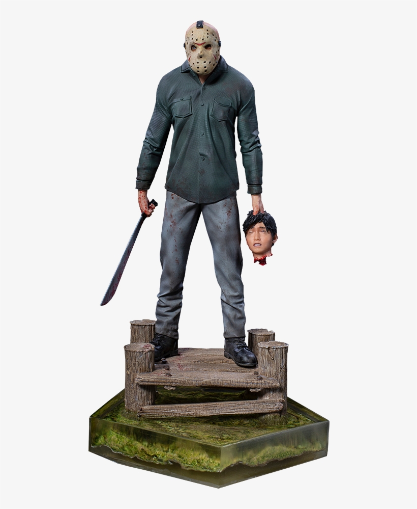 Iron Studios Jason Deluxe Statue - Standing Transparent PNG - 480x919 ...