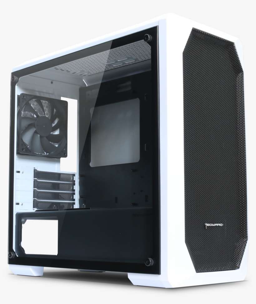 M1 - Tecware M1 Tg White Matx Gaming Case Transparent PNG - 2063x2296 ...