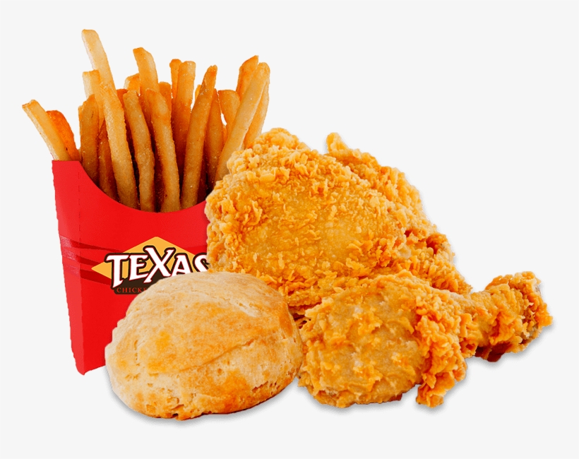 Texas Chicken And Burgers - 2 Pc And A Biscuit Transparent PNG ...