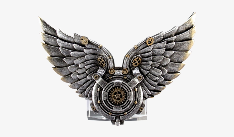 Steampunk Wings Plaque - Steampunk Wings Transparent PNG - 555x555 ...