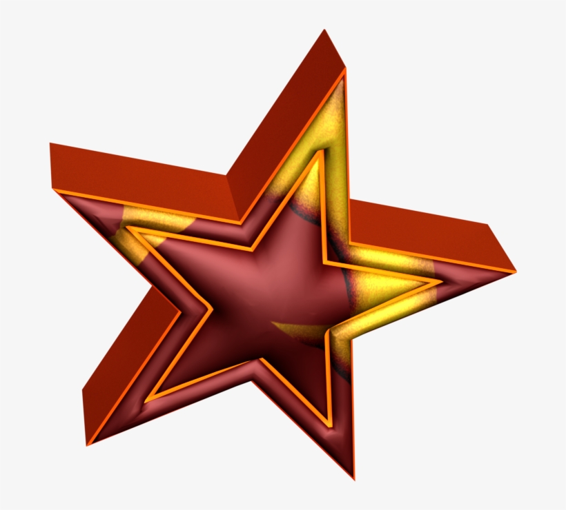 3d Brown Star - 3d Bintang Format Png Transparent PNG - 827x852 - Free ...