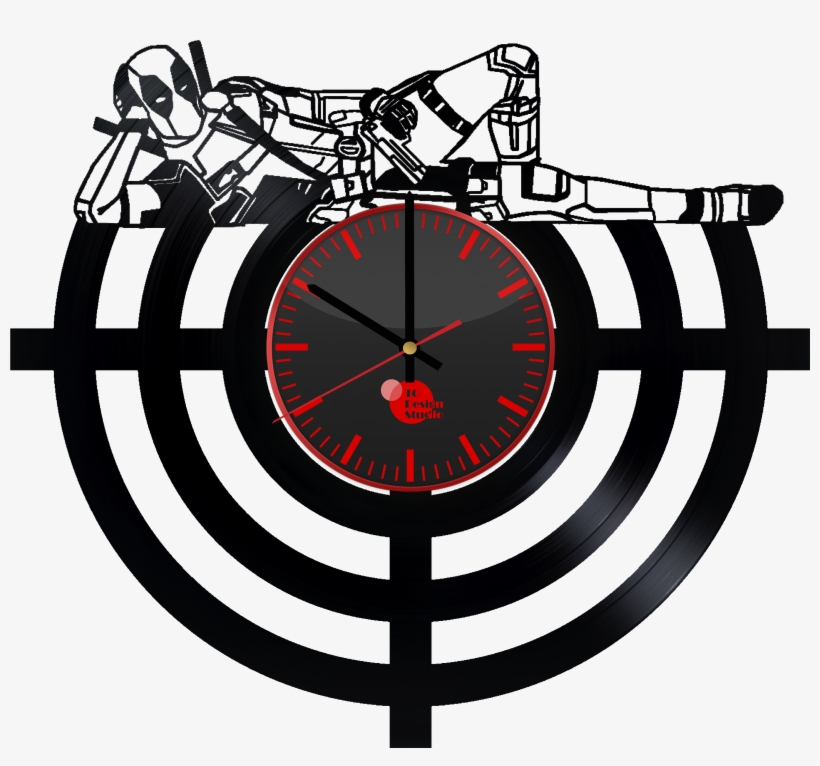Deadpool - Record Clock Deadpool Transparent PNG - 4016x4016 - Free ...