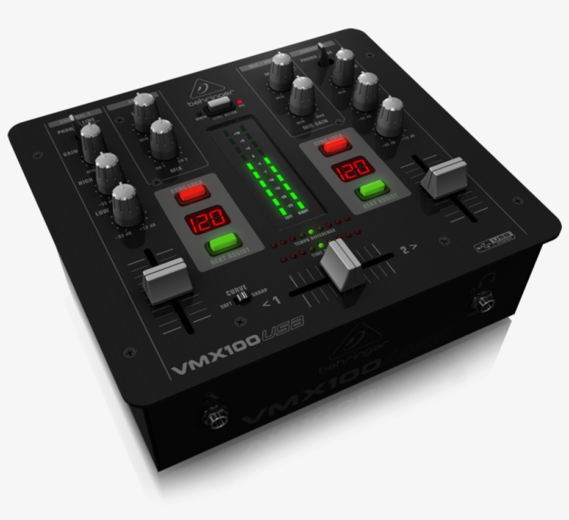 Behringer Vmx100usb Dj Mixer - Mixer Vmx 1000 Behringer Transparent PNG ...