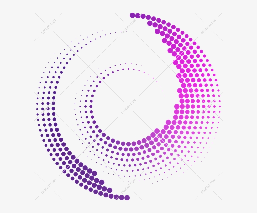 Halftone Dotted Circle Colorful Background Halftoned - 扩散 背景 ...