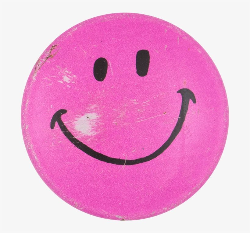 Pink Smiley Face Png