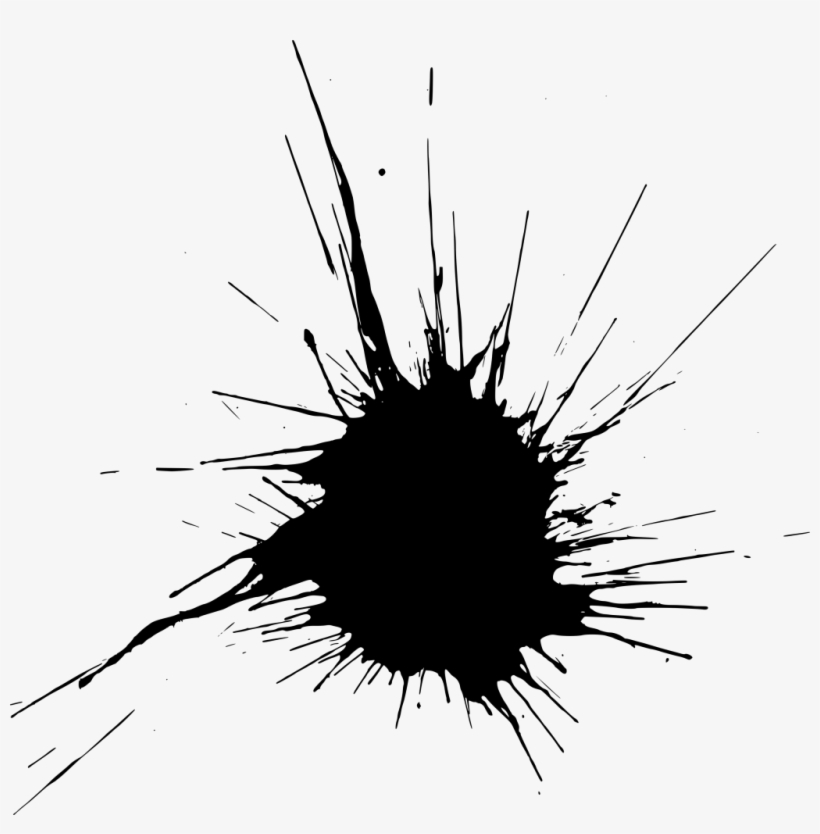4 Grunge Ink Splatter Png Transparent - Illustration Transparent PNG ...