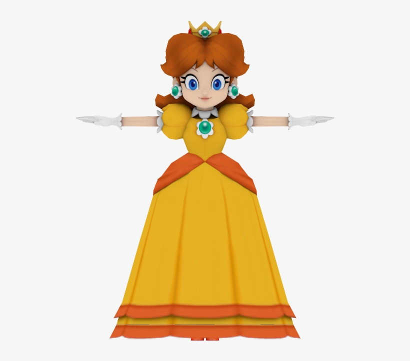 Download Zip Archive - Mario Party 8 Daisy Model Transparent PNG ...