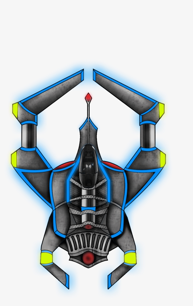 2d Spaceship No Background Transparent PNG - 1080x1920 - Free Download ...