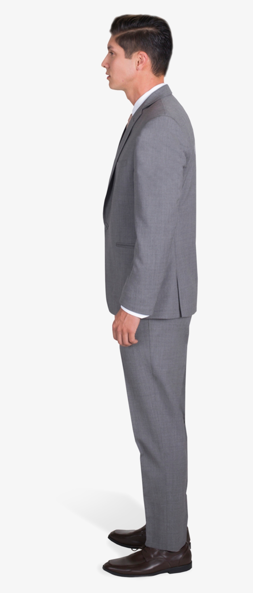 Grey Valencia Suit By Savvi Online Rental - Suit Pants Side View ...
