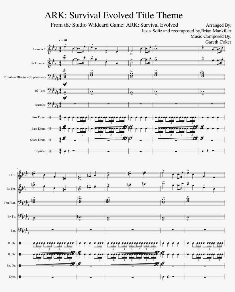 Survival Evolved Title Theme - Ark Theme Song Trumpet Transparent PNG ...