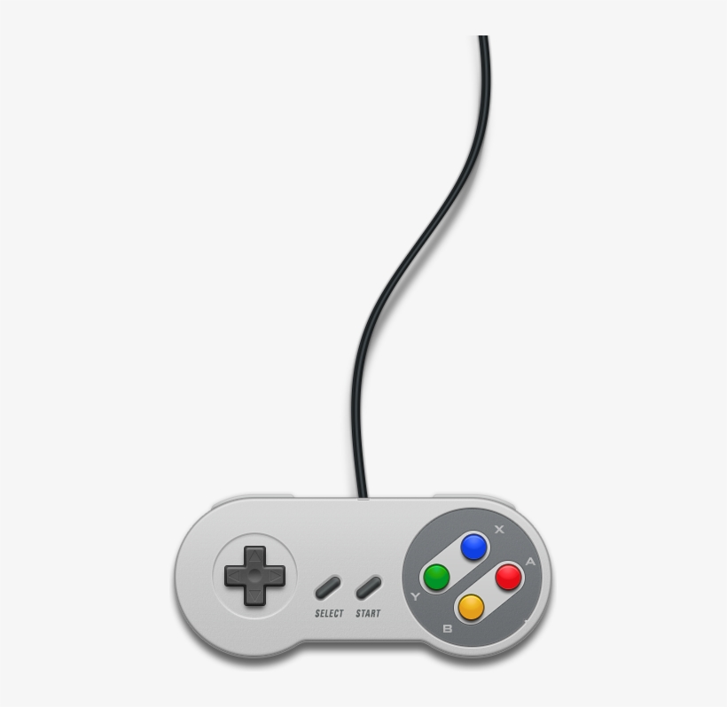 Snes - Snes Controller On Wii Transparent PNG - 437x718 - Free Download ...
