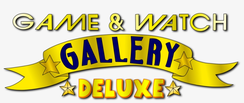 190kib, 1024x417, Game And Watch Gallery Deluxe Logo - Game & Watch ...