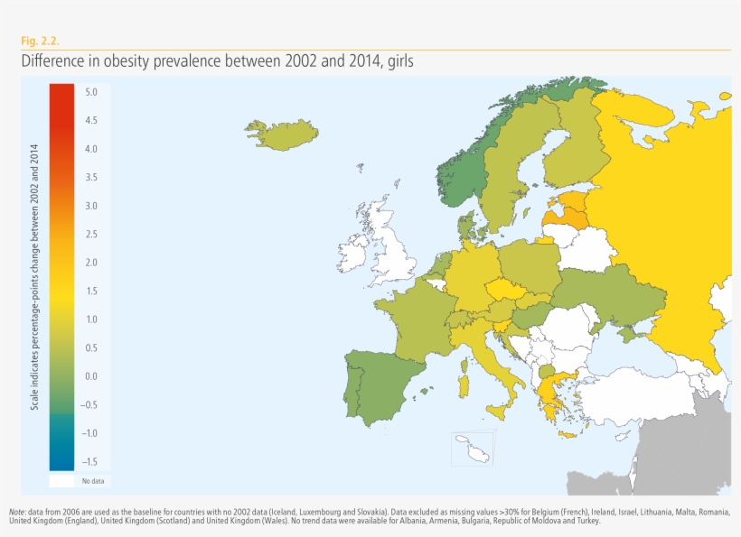Who Obesity Report - 112 Map Europe Transparent PNG - 2127x1477 - Free ...