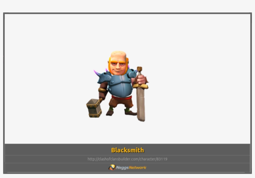 Blacksmith Character Clash Of Clans Builder - Clash Of Clans September ...
