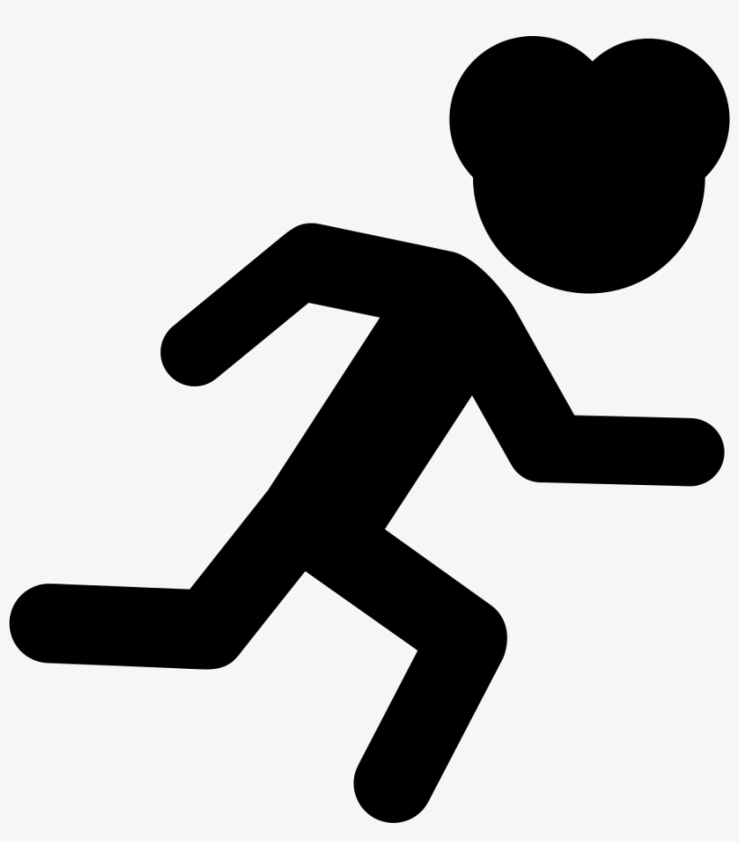 Png File Svg - Symbol Running Man White Transparent PNG - 898x980 ...