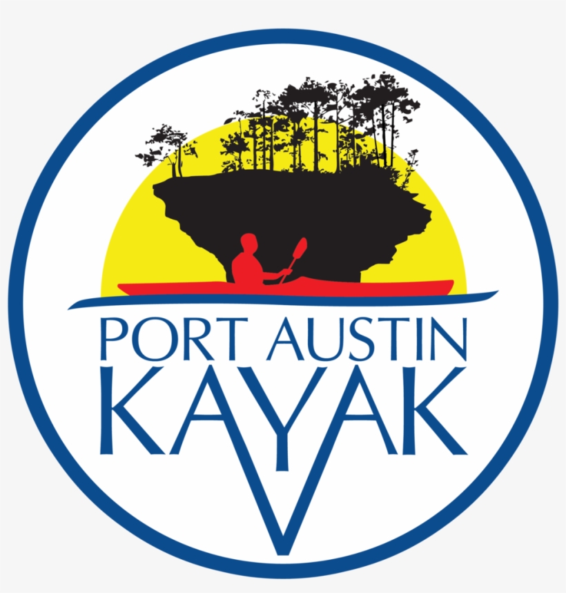 Port Austin Kayak Circle Logo - Port Austin Kayak Transparent PNG ...