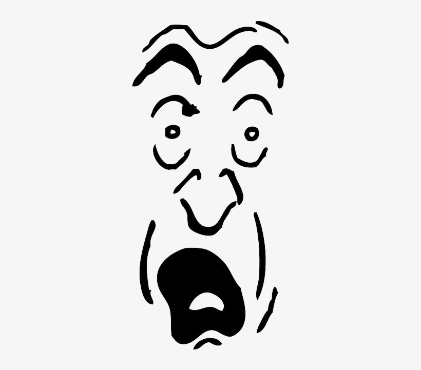 Man, Face, Person, Human, Scared, Emotion, Fright - Fright Clipart ...