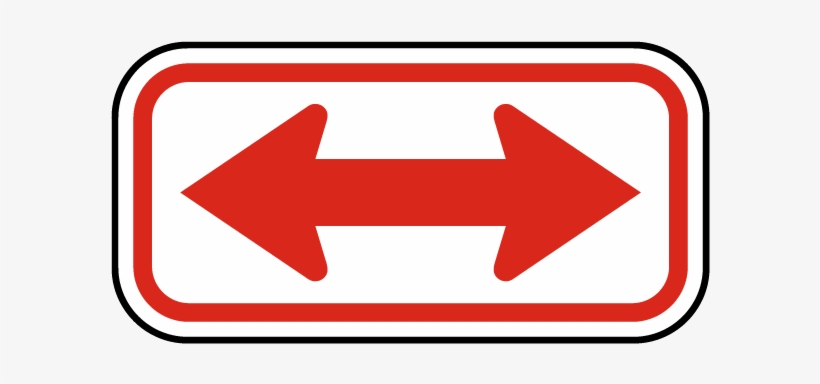 Red Double Arrow Sign - Red Arrow Sign Transparent PNG - 600x304 - Free ...