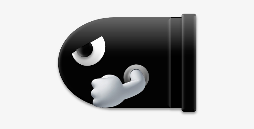 Bullet Billlllllll - Mario Rocket Transparent Transparent PNG - 472x342 ...