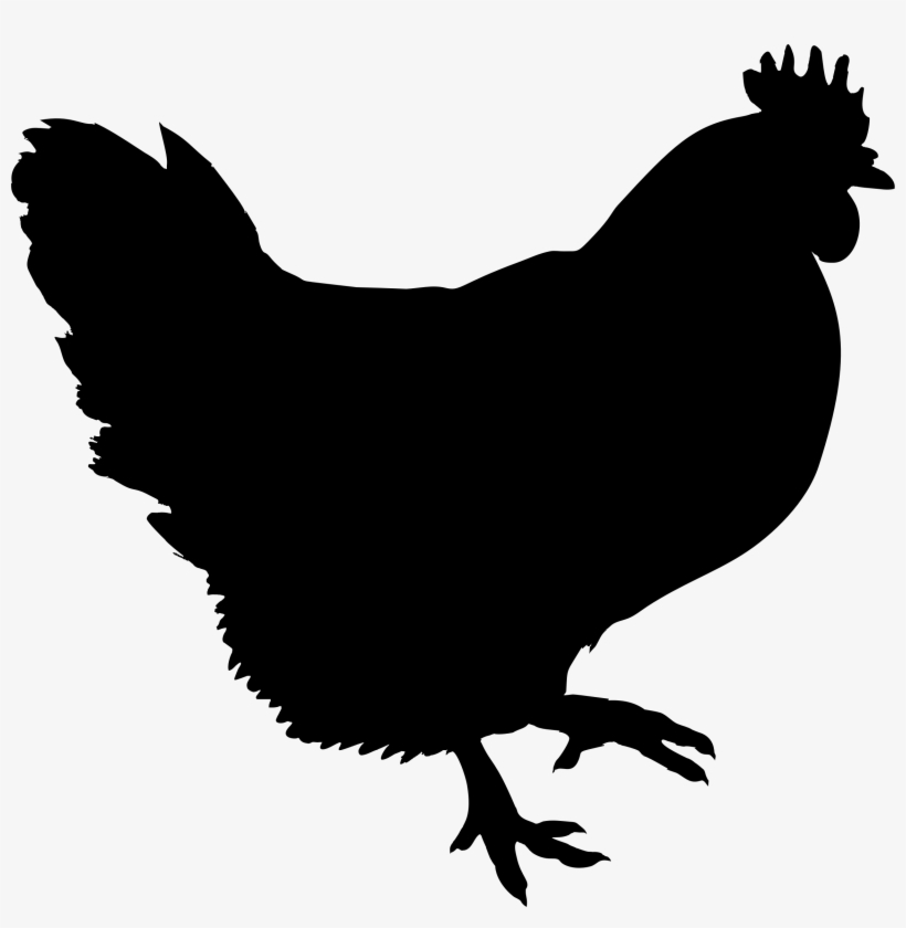 Big Image - Black Chicken Clip Art Transparent PNG - 2298x2244 - Free ...