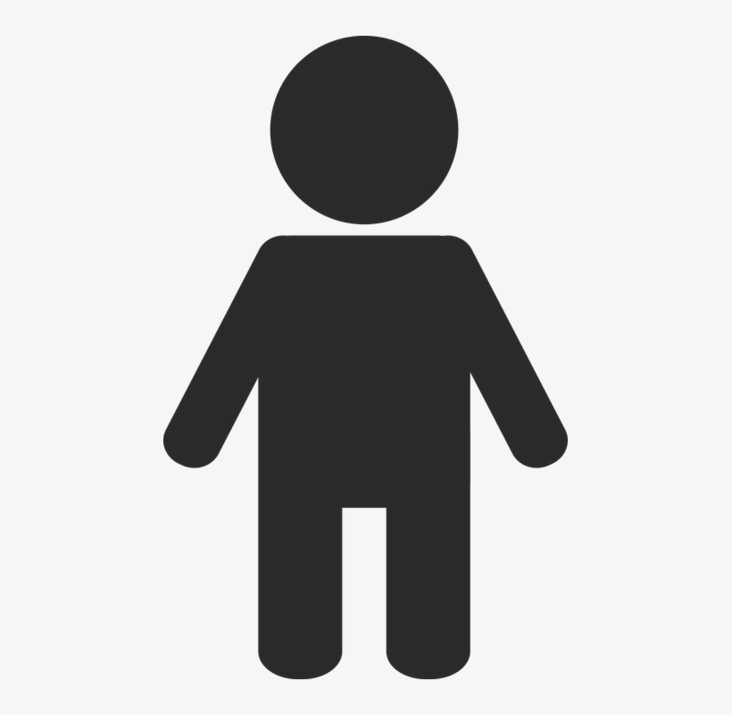 Child Clipart - Child Logo Black Transparent PNG - 453x720 - Free ...