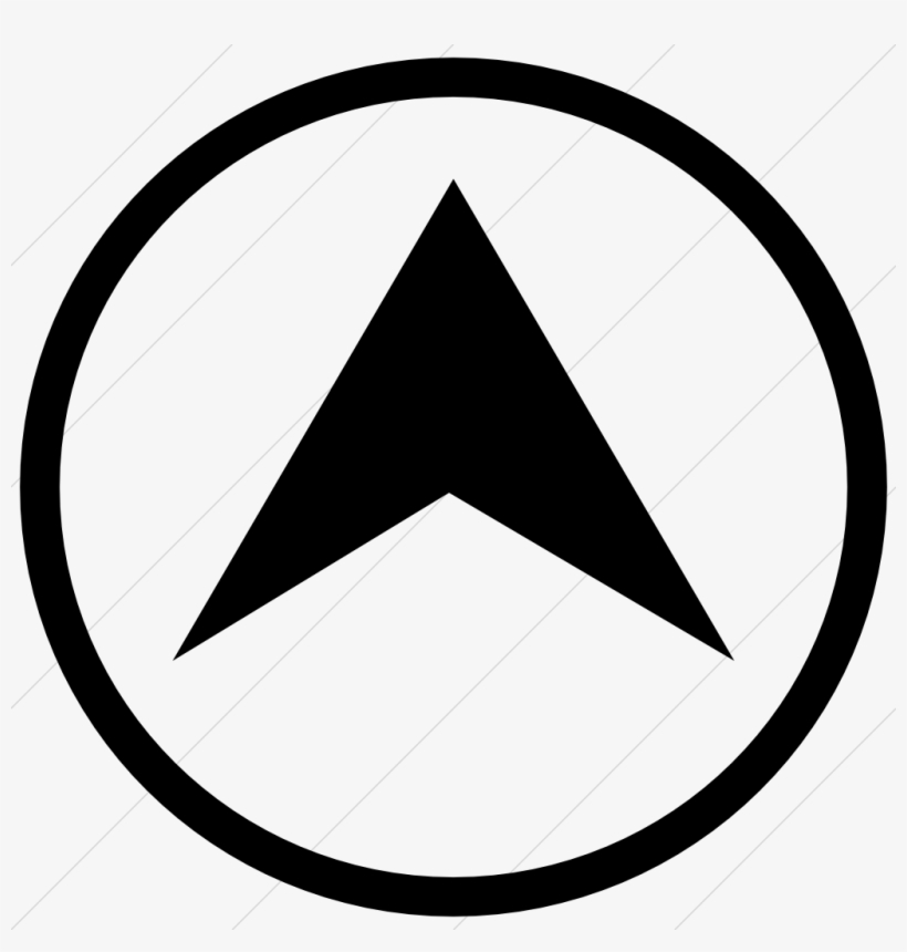 Pin Circle Arrow Png Up White Arrow Clip - Circle Transparent PNG ...
