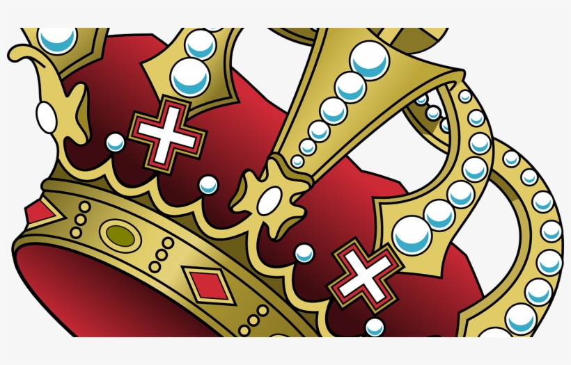 Tilted King Crown Clip Art