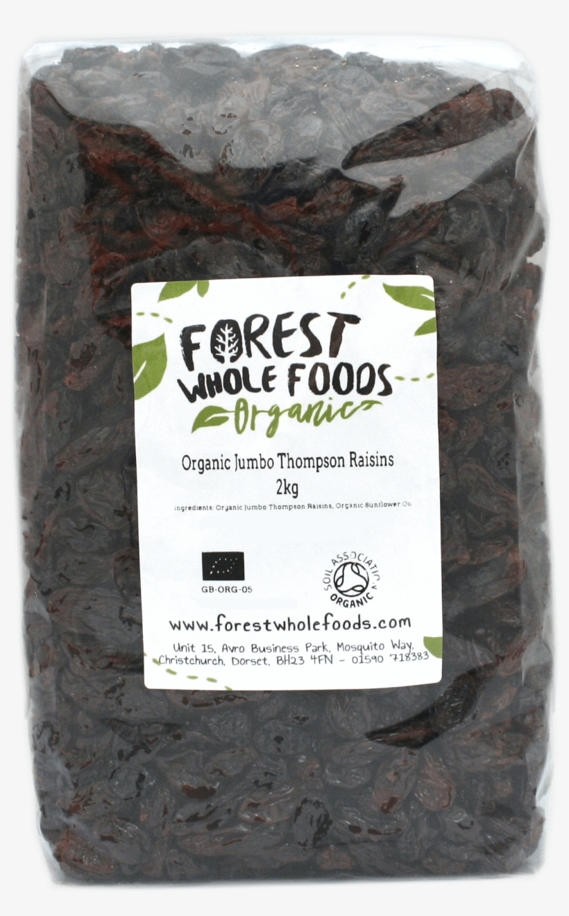 Organic Jumbo Thompson Raisins 2kg - Pasilla Transparent PNG ...
