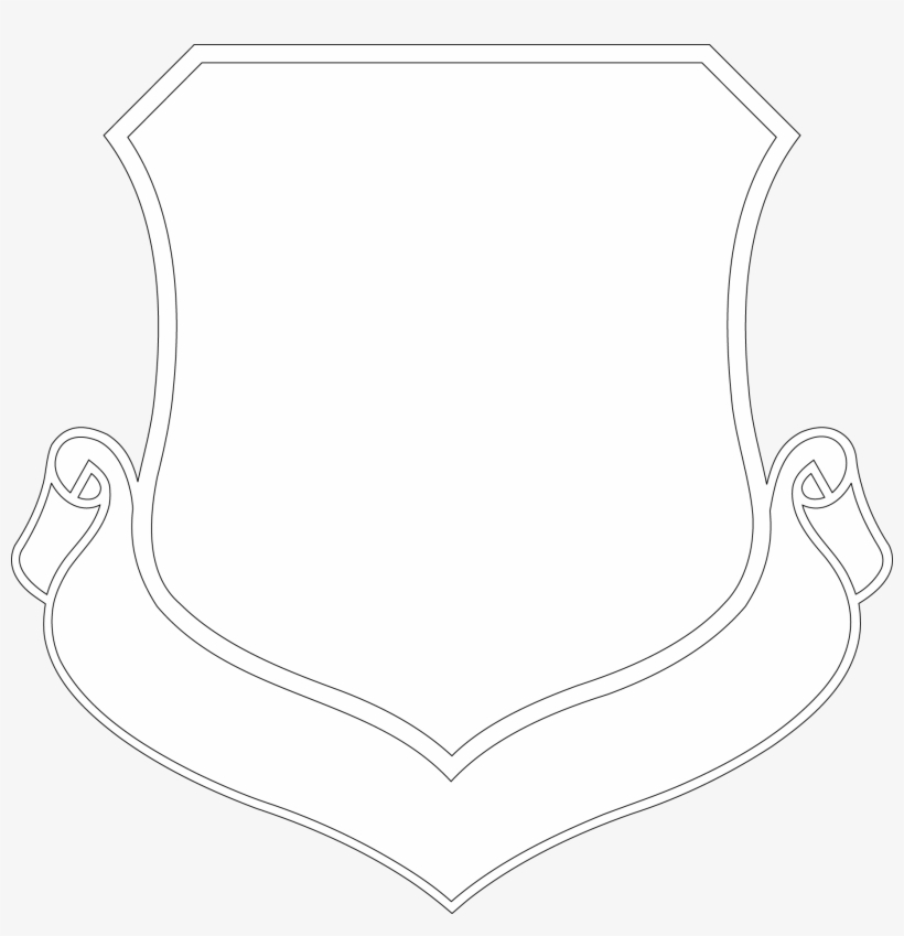 Shield With Scroll - Bird Transparent PNG - 1821x1797 - Free Download ...