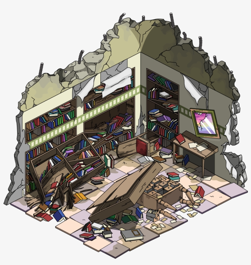 Destroyed Library - House Transparent PNG - 903x918 - Free Download on ...