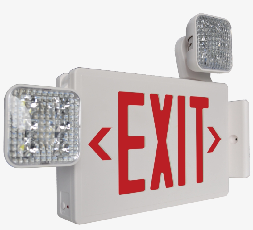 Automatic Emergency Lights - Exit Sign Transparent PNG - 1000x902 ...