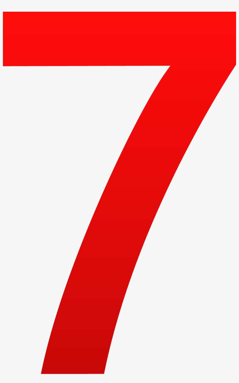 Number 7-images - Number 7 Images Cartoon Transparent PNG - 4325x6704 ...