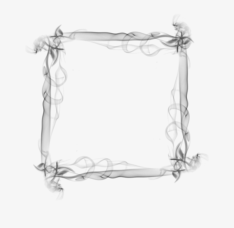 Smoke Ink Border Element Png And Psd - Sketch Transparent PNG ...