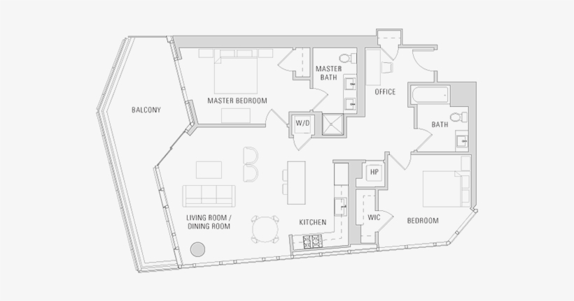 A-2d - Floor Plan Transparent PNG - 832x594 - Free Download on NicePNG