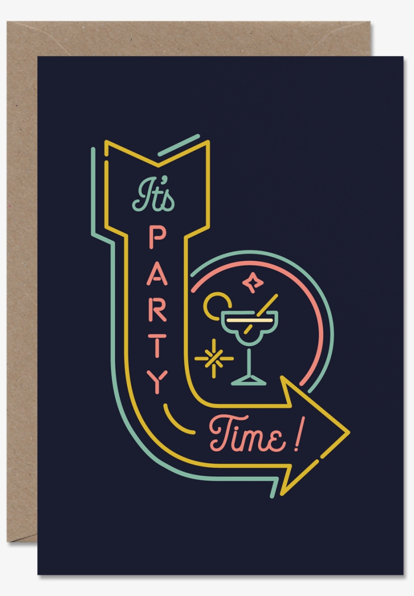 It's Party Time - Illustration Transparent PNG - 1000x1414 - Free ...