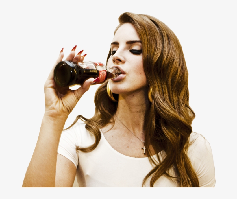 Download Lana Png - Lana Del Rey Drinking Coca Cola - HD Transparent ...