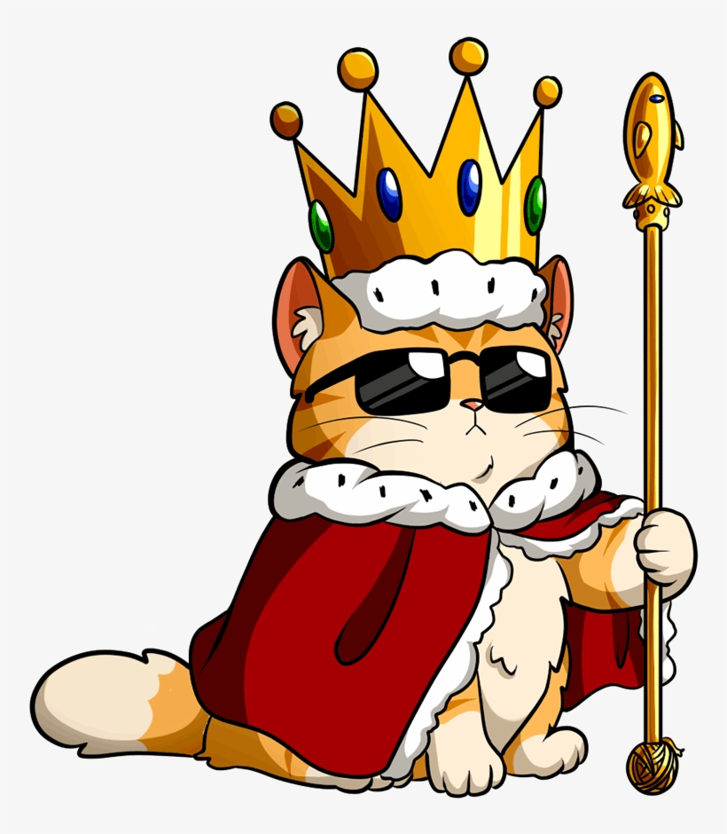 King Cat Gif Transparent PNG - 887x933 - Free Download on NicePNG
