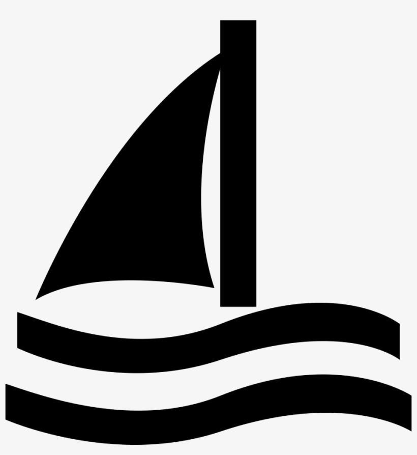Sailboat Clipart Waterways - Waterway Icon Png Transparent PNG ...